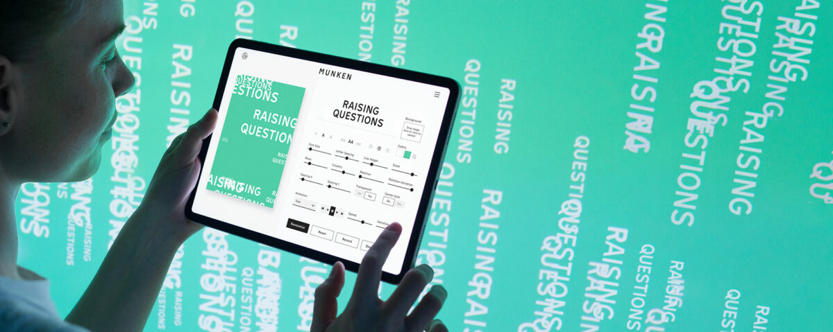 Munken Creator. Impetuous typographic experimentation – inspiration beyond boundaries. • Patrik ...